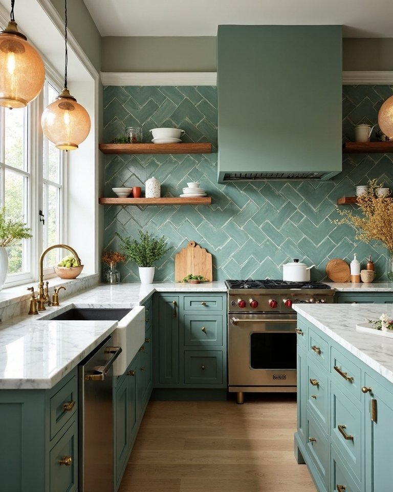20 Amazing Kitchen Wall Tile Ideas to Refresh Your Cooking Space - Trendy Nest Decor